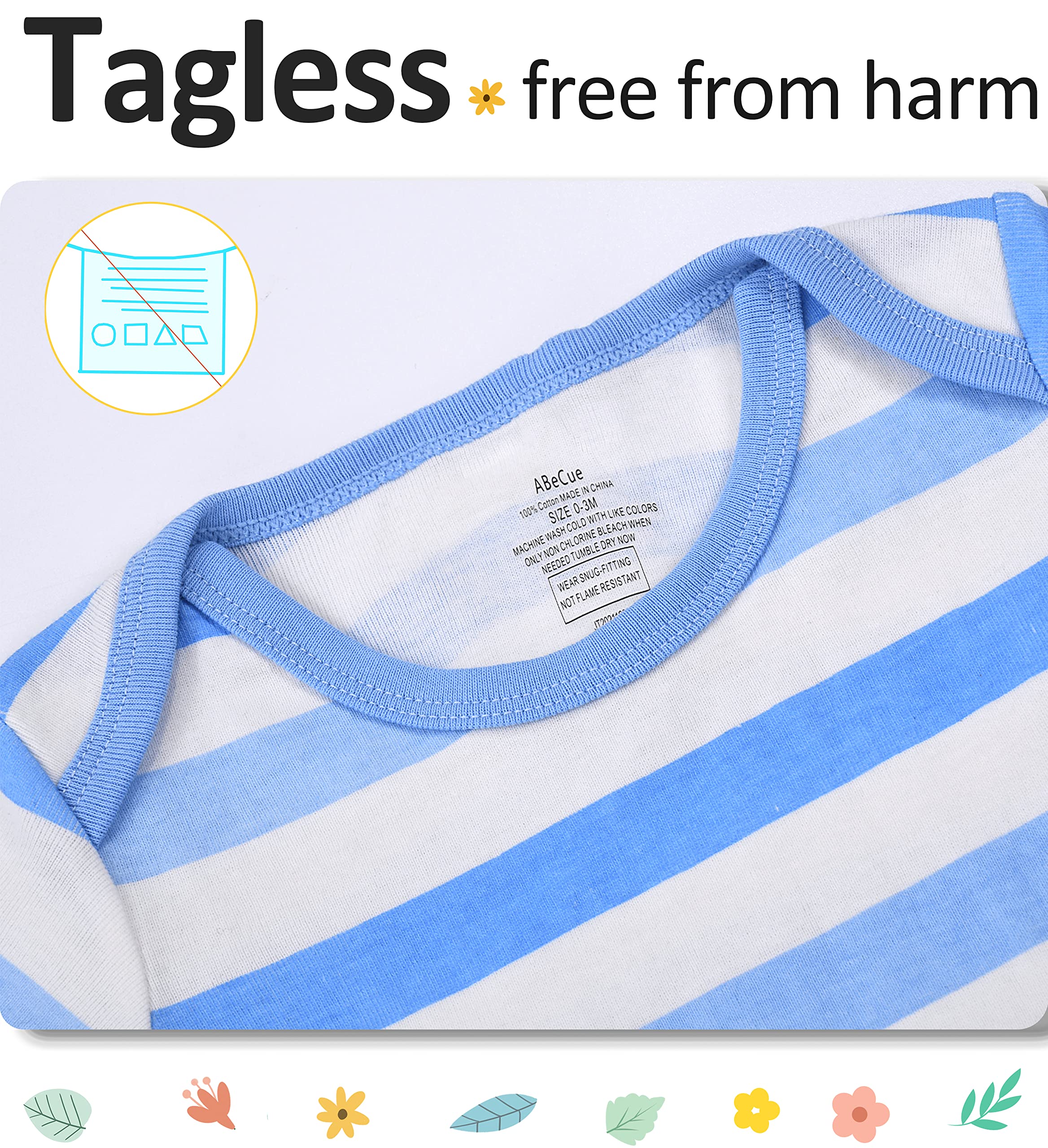 ABeCue Baby Boy Layette Essentials Sets Infant Clothes Pack Newborns Gift Set CornflowerBlue, 0-3 Months