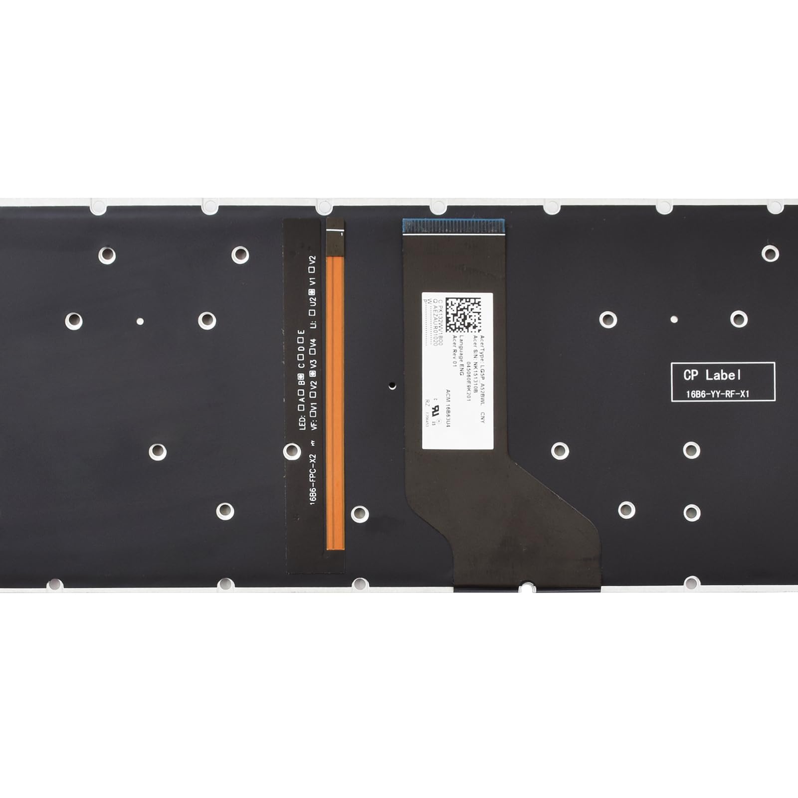 SUNMALL Replacement Keyboard with Backlit Compatible with Acer AN515-31 AN515-41 AN515-42 AN515-51 AN515-52 AN515-53 N17C1 Black US Layout