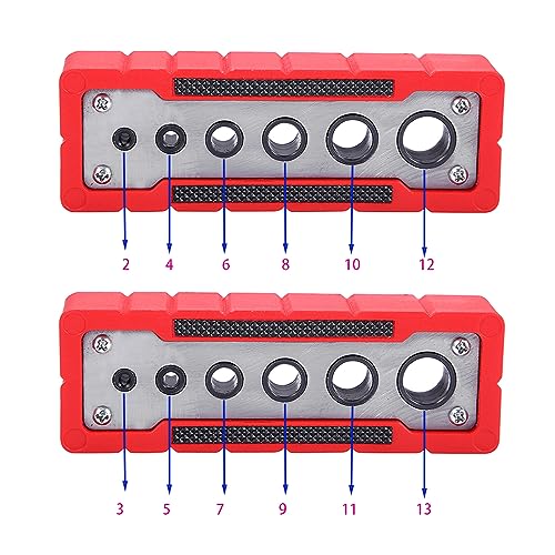 2mm-13mm Pocket Hole Jig Woodworking Drilling Locator Wood Dowelling Self Centering Drill Guide Kit Hole Puncher Multifunctional Woodworking Hole Puncher
