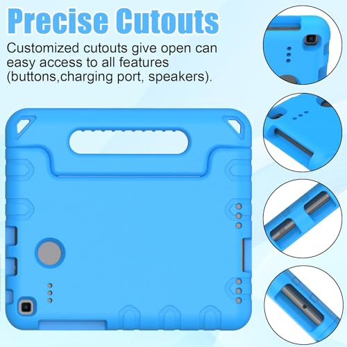 LTROP for Samsung Galaxy Tab A 8.0 Case 2019 SM-T290/T295, Tab A 8.0 2019 Case for Kids, Shockproof Light Weight Handle Stand Galaxy Tab A 8.0 inch 2019 Kids Case Without S Pen - Blue