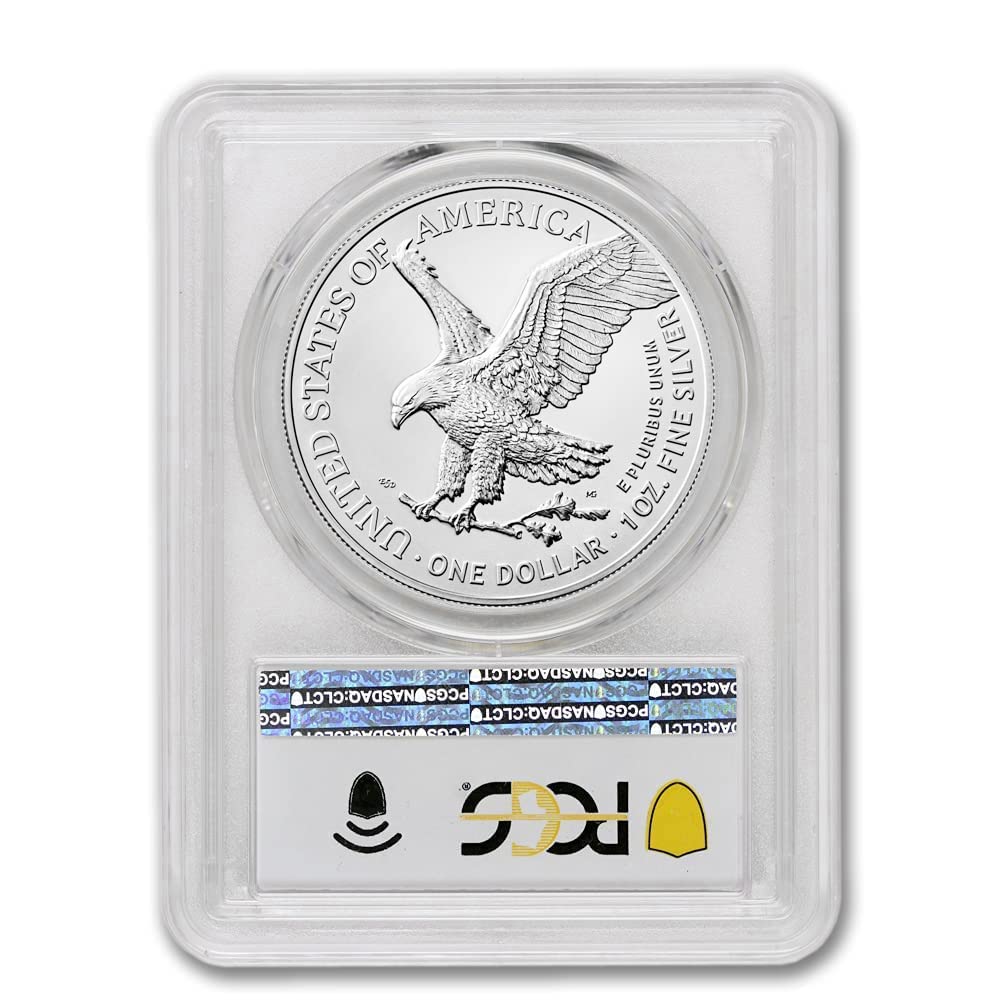 2022 (W) 1 oz American Silver Eagle MS-70 (First Strike - Struck at the West Point Mint) $1 MS70 PCGS