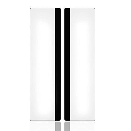 BLUECELL Clear Color Acrylic Computer Monitor Screen Memo Message Board Memo Pad Holder Sticky Notes, Right & Left