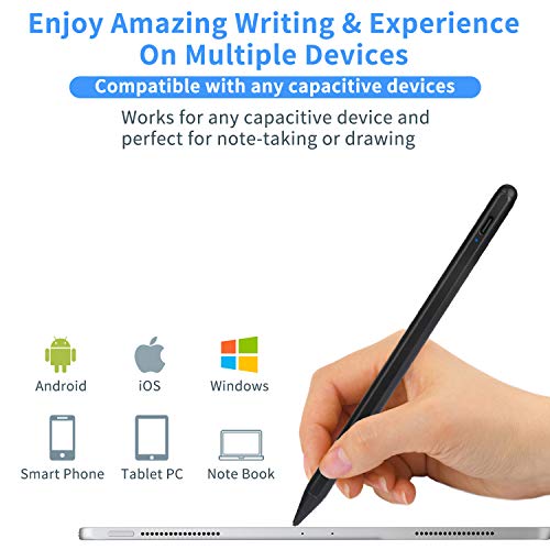Evach Stylus Pens for Lenovo Yoga Tab Pencil, Active Stylus Pen for Touch Screen Tablet with 1.5mm High Sensitivity Tip Pencil for Lenovo Yoga Tab Pen,Dark Black