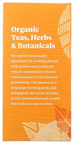 Allegro Tea, Organic Decaf Ginger Peach Black Tea Bags, 20 ct