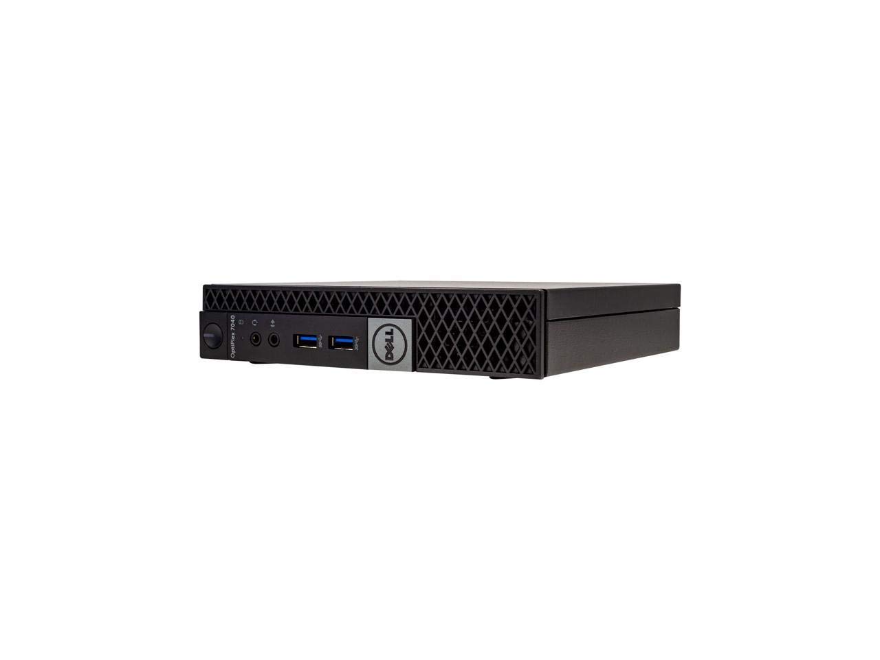 Dell OptiPlex 7040 Ultra Small Business PC Desktop Computer, Intel Quad Core i5, 8GB RAM, 500GB HDD, Windows 10 Pro, 23.6 FHD LED Monitor, 16GB Flash Drive, Wireless Keyboard & Mouse, WiFi (Renewed)