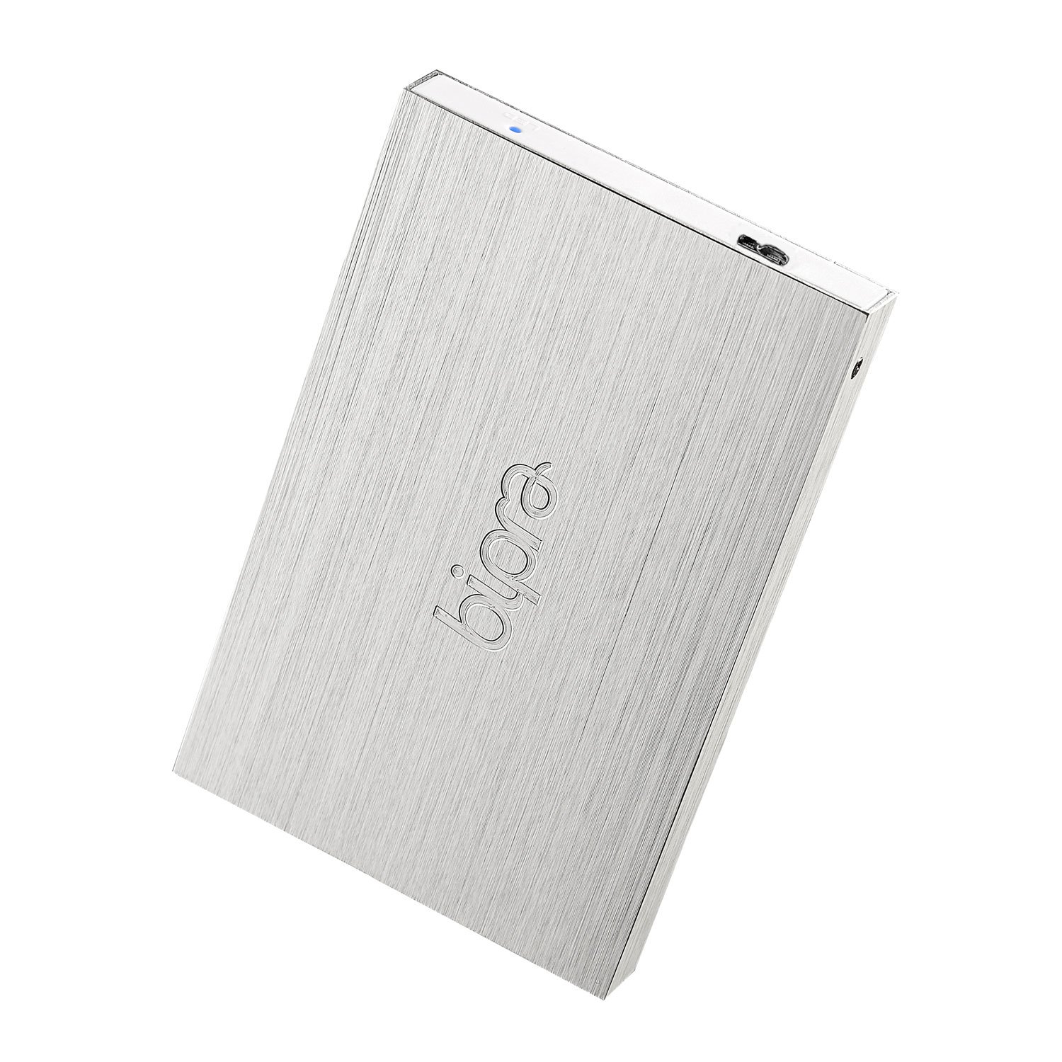 BIPRA 750GB 750 GB USB 3.0 2.5 inch Mac Edition Portable External Hard Drive -Silver - Mac OS Extended (Journaled)