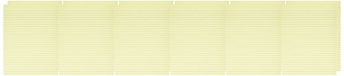 Ampad 21-662 Glue Top Pad, 8 1/2X11, Canary Yellow Paper, Wide Ruled, 50 Sheets Per Pad, 12 Pads Per Pack