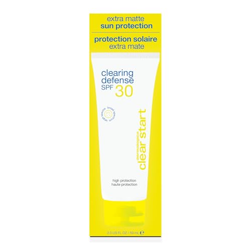 Dermalogica Clear Start Clearing Defense SPF30 (2 Fl Oz) Sunscreen Moisturizer for Acne Prone Skin with Vitamin C - Lightweight and Mattifying, Helps Reduce Shine