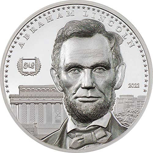 2022 DE Abraham Lincoln PowerCoin By Miles Standish 1 Oz Silver Coin 5$ Cook Islands 2022 Proof