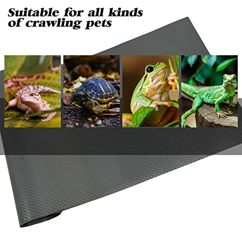 2Pcs Bearded Dragon Tank Accessories, Non-Adhesive Reptile Carpet Bedding for Reptile Tank,Reptile Terrarium Liner Substrate for Lizard Tortoise Leopard Gecko Snake, Substrate Liner Reptile Cage Mat