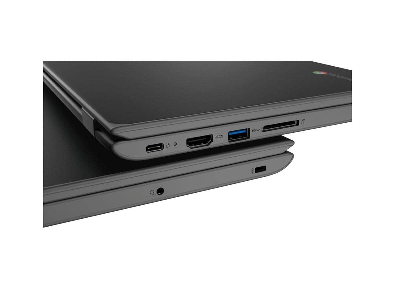 Lenovo 100E Chromebook 2ND Gen 81QB000AUS Laptop Computer, 11.6" HD (1366 X 768) Display, MediaTek MT8173C Processor, 4GB RAM, 16GB eMMC TLC SSD, Powervr GX6250, Chrome OS, Black