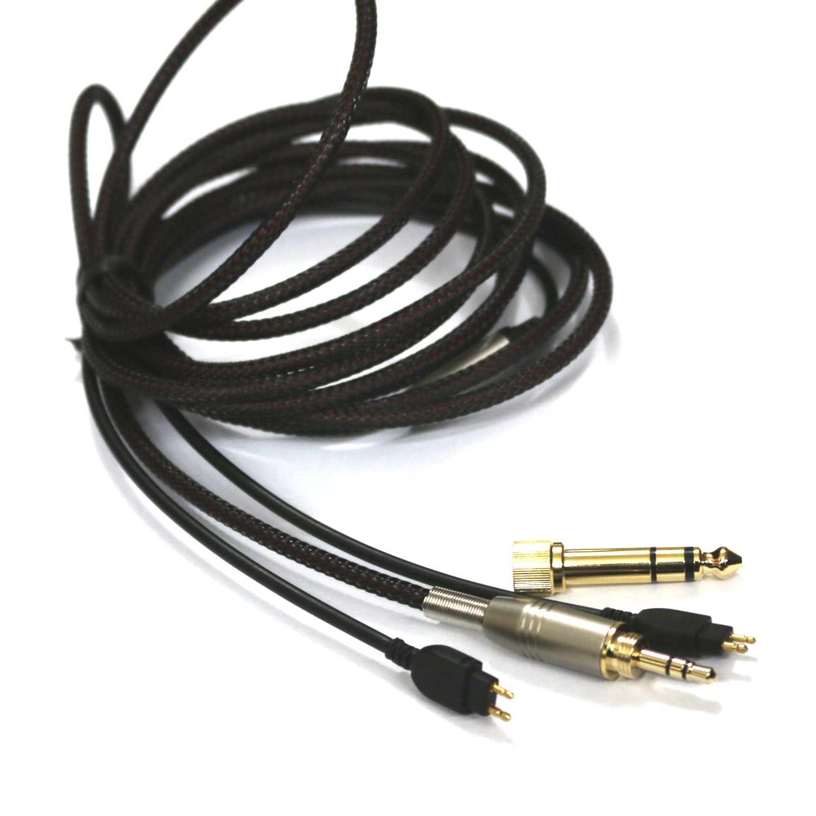 NewFantasia Replacement Audio Upgrade Cable Compatible with Sennheiser HD525 HD545 HD565 HD580 HD600 HD650 Headphones Black 3.1meters/10feet
