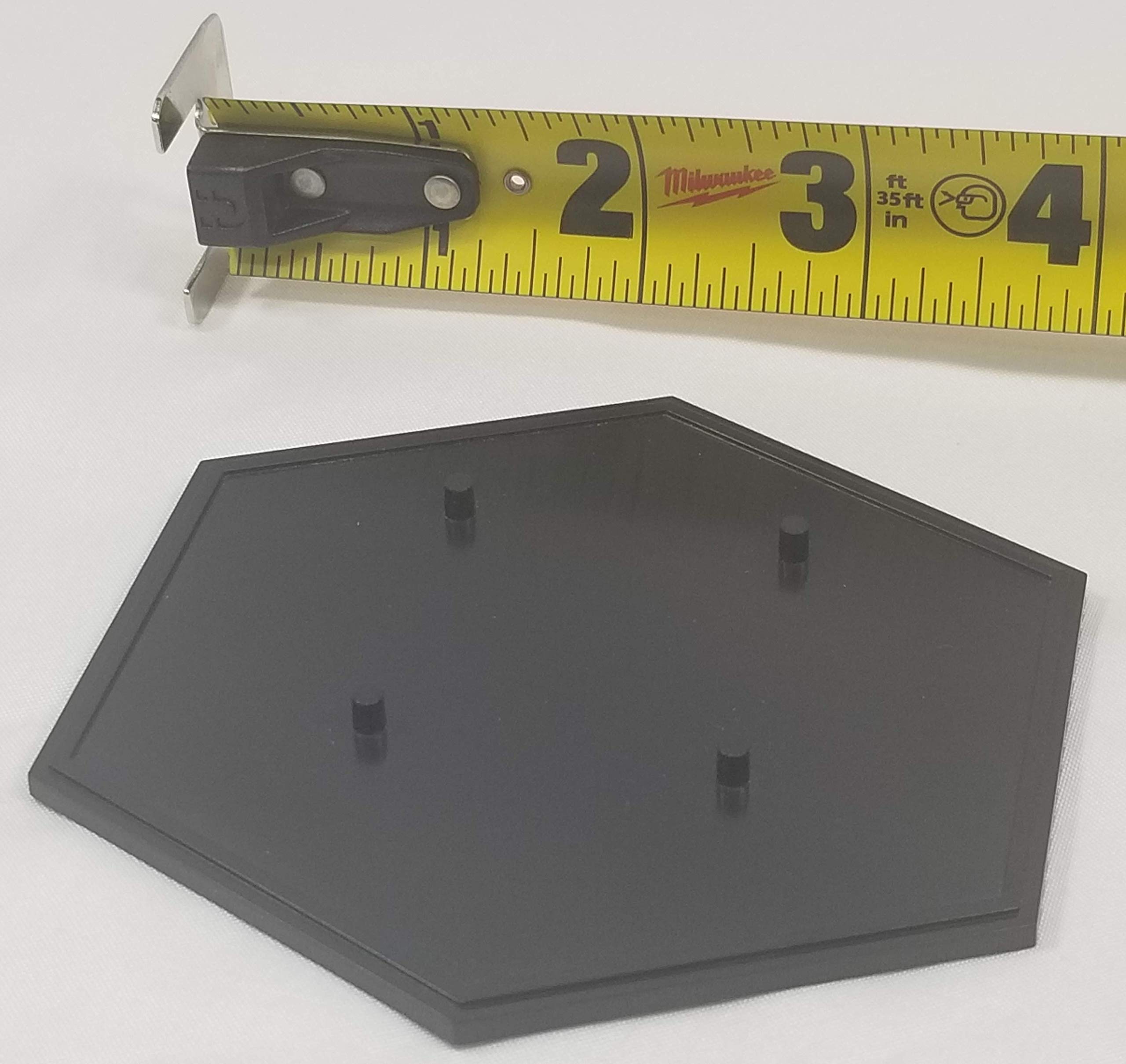 Action Figure Stand for 1/12 Scale (6") Marvel Legends, DC, GI Joe: Classified (Black, lot of 20)
