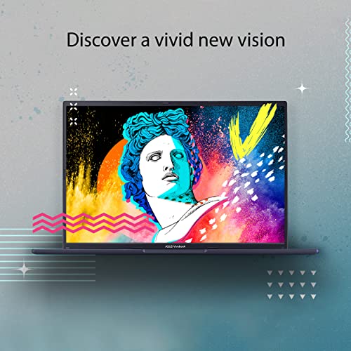 ASUS VivoBook 16X Laptop, 16β WUXGA (1920 x 1200) 16:10 Display, AMD Ryzen 5 5600H CPU, AMD Radeon Vega 7 Graphics, 16GB RAM, 512GB SSD, Fingerprint Sensor, Windows 11 Home, Quiet Blue, M1603QA-ES54