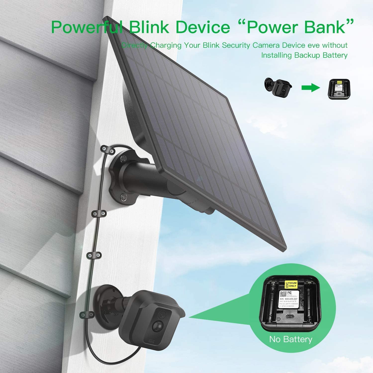 Blink XT XT2 Camera Wall Mount Bracket,Weather Proof 360 Degree Protective Adjustable Indoor/Outdoor Mount and Cover for Blink XT XT2 Home Security Camera Anti-Sun Glare UV Protection Black(4 Pack)