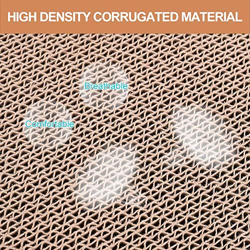 HALOVIE Extra Large Size Cat Scratcher Bed, 24 Inch Cat Scratch Pad Cardboard Sofa Scratching Board Lounge Couch for Indoor Cats