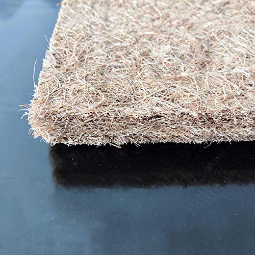 Hamiledyi 2Pcs Reptile Carpet Natural Coconut Fiber Carpet Mat for Pet Terrarium Liner Reptile Supplies for Lizard Snake Chamelon Turtle Bedding Bunny Rabbit Mat