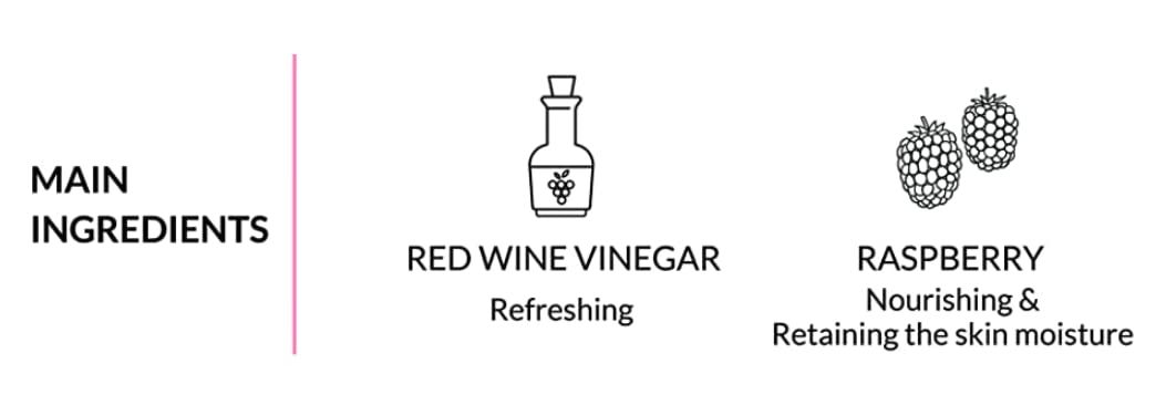 HIP CHIC That Shiny Hair Grape Vinegar Rinse [1 Count] Clarifying for Smooth and Fresh Hair,