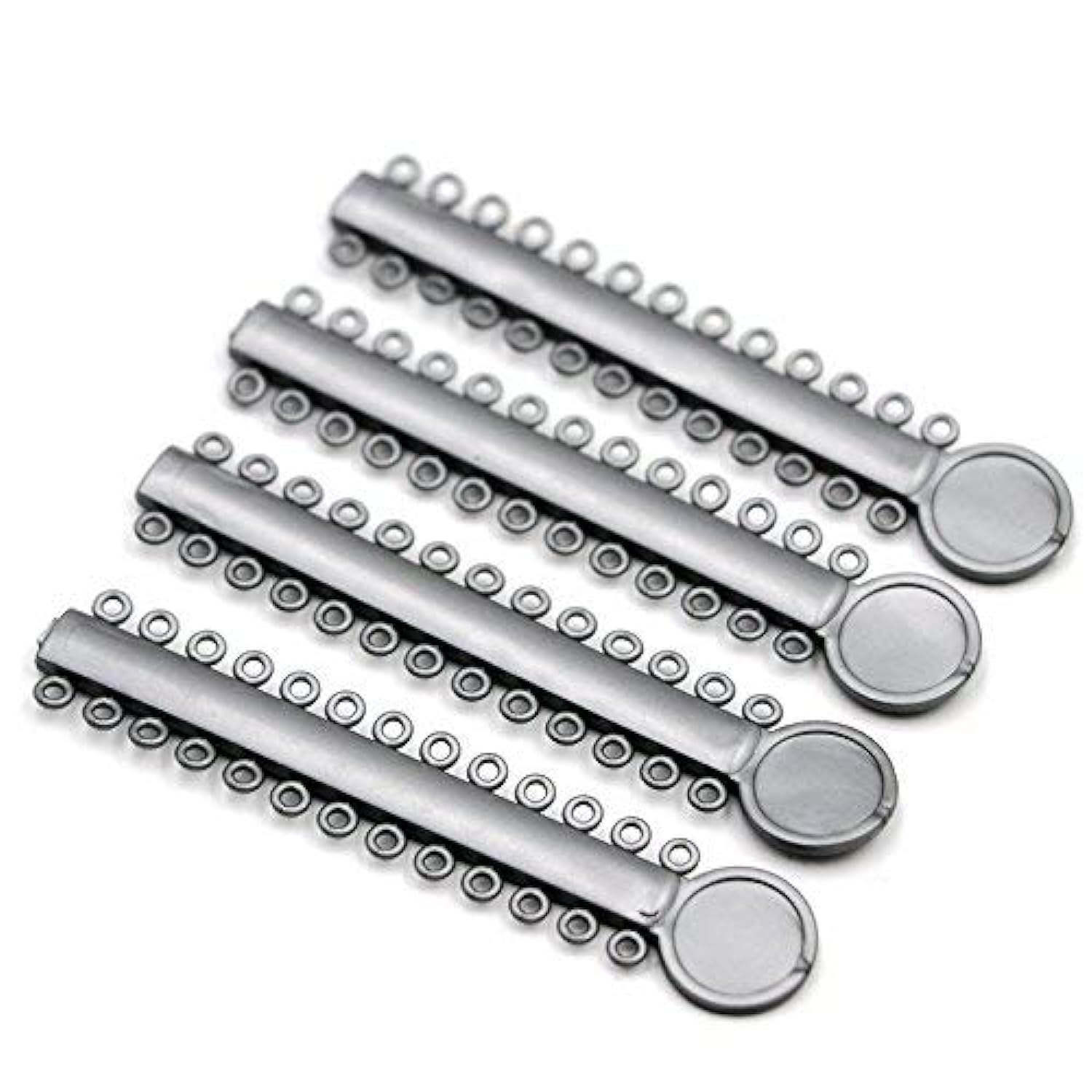 Angzhili Dental Ligature Ties for Braces,Orthodontic Ligature Ties,1040 Pcs Elastic O-Ring (Gray)