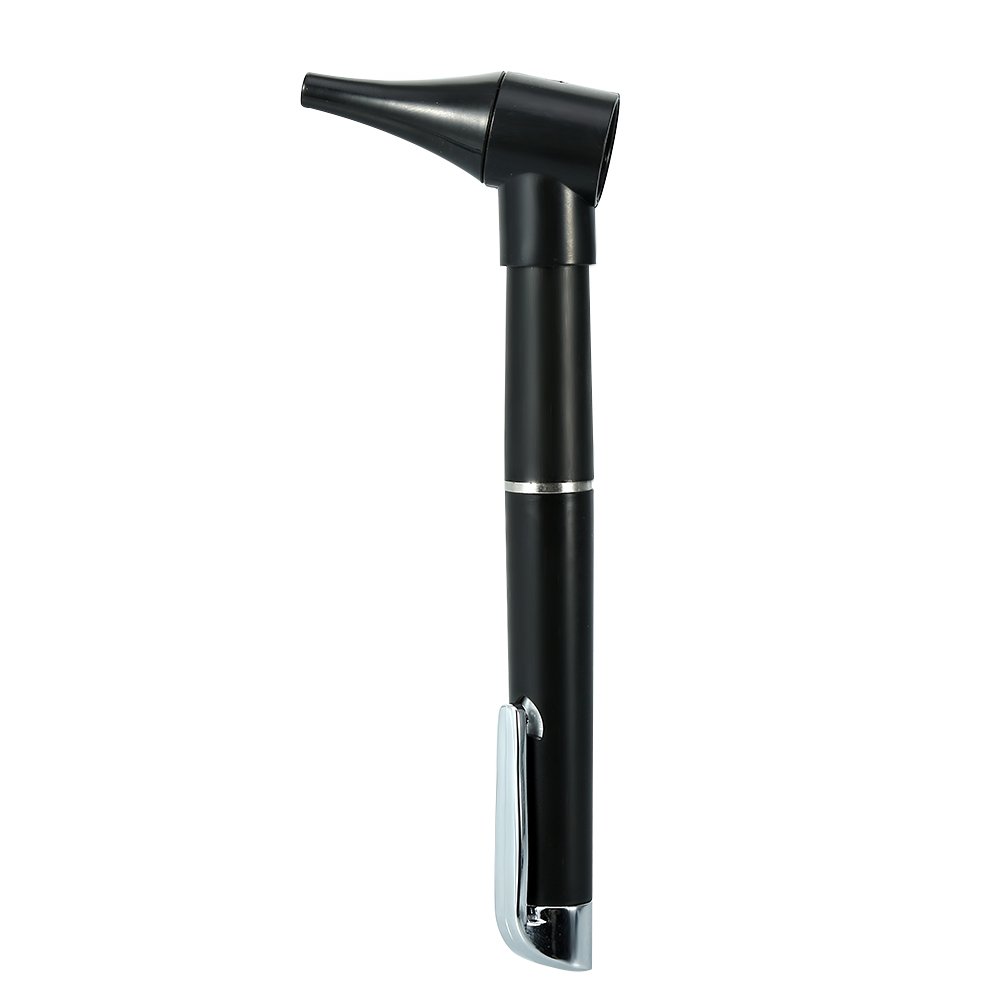 Portable Battery Power Black LED Light Pen, Ear Penlight, Clinical Penlight, for Nurses Doctor