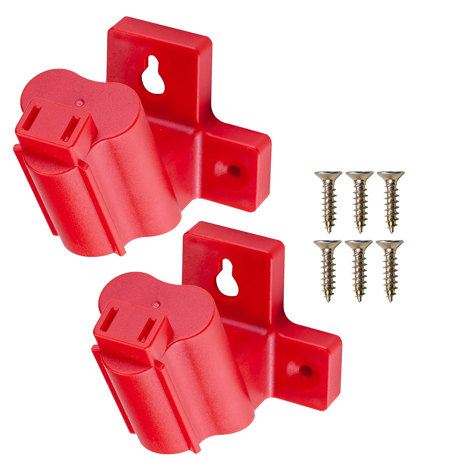 2 Packs Tool Holder Mount for Milwaukee M12 Tool Hanger (Lot of 2,Red)