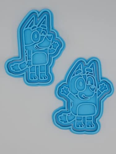 3D Printed Bluey & Bingo Cookie Cutters & Stamps