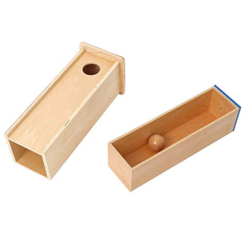 Adena Montessori Object Permanence Box w/ DrawerMontessori Ball Drop Imbucare Box