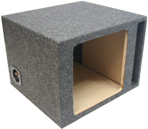 American Sound Connection Car Audio Single 12" Vented Square Sub Box Enclosure fits Kicker L7 Subwoofer