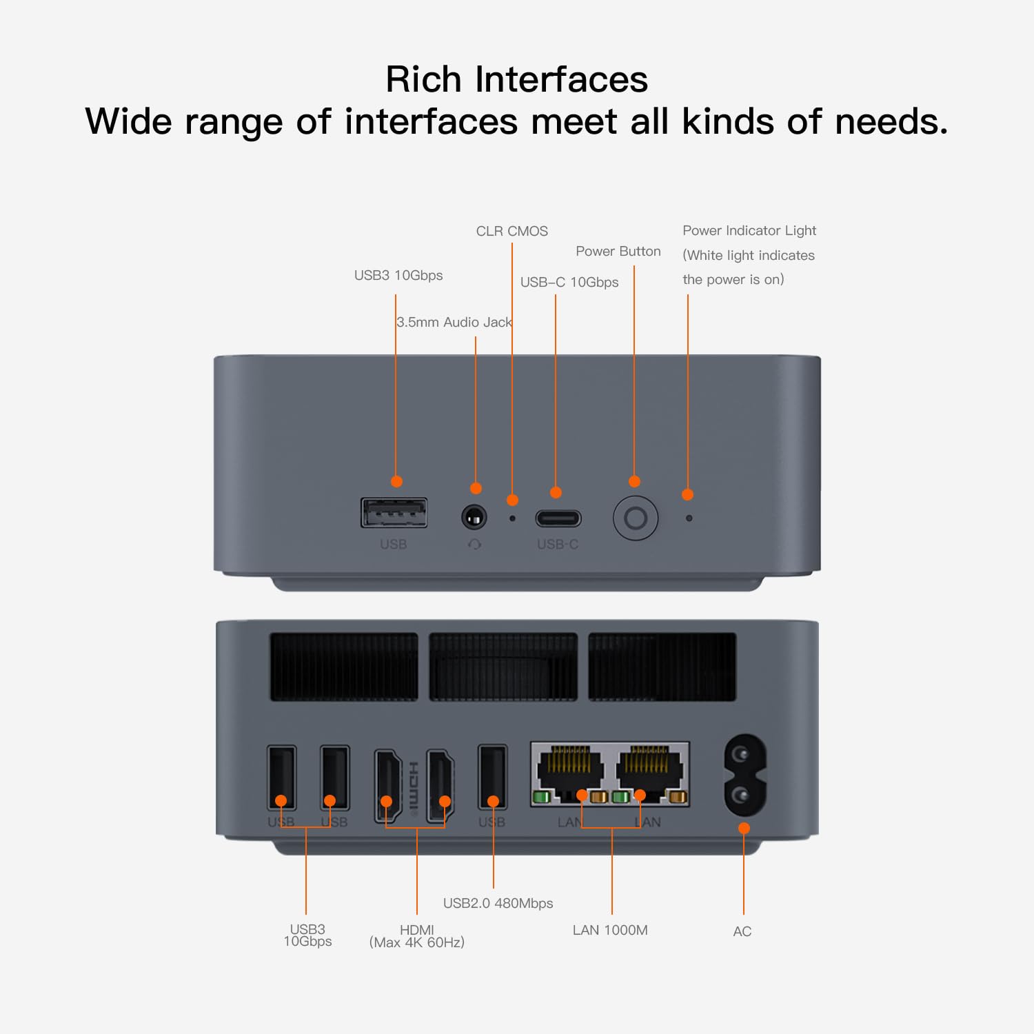Beelink Mini PC, AMD Ryzen 7 5825U(6nm, 8C/16T) up to 4.5GHz, Mini Computer 16GB DDR4 RAM 500GB PCIe3.0x4 SSD, Micro PC 4K@60Hz Dual HDMI Display/WiFi6/BT5.2/Office/Home/HTPC/W-11 Pro