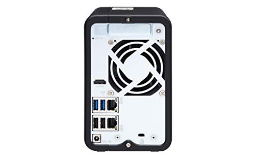 QNAP TS-253D-4G 2 Bay NAS for Professionals with Intel® Celeron® J4125 CPU and Two 2.5GbE Ports (TS-253D-4G-AMZ-US)