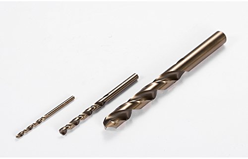 BEILI TOOLS HSS M35 Cobalt Twist Drill Bits, Pack of 5 (12.7mm, 1/2")
