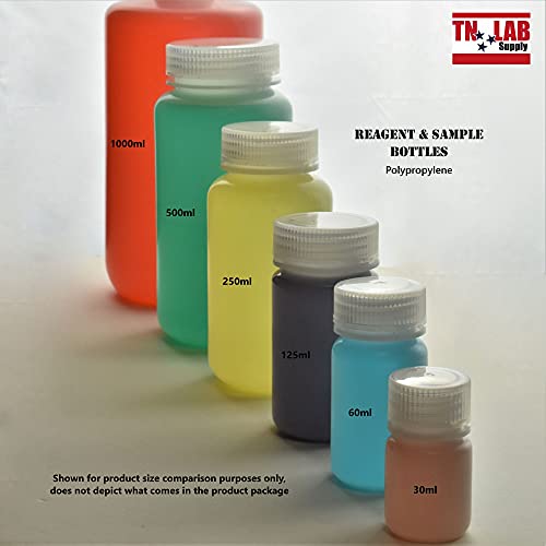 TN LAB Reagent Storage Sample Polypropylene Bottles 60ml (12)