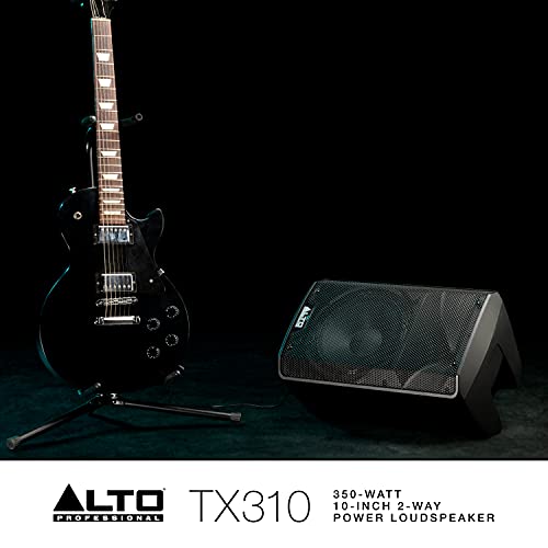 ALTO TX310 β 350W Active PA Speaker with 10" Woofer for Mobile DJ and Musicians, Small Venues, Ceremonies and Sports Events, Black