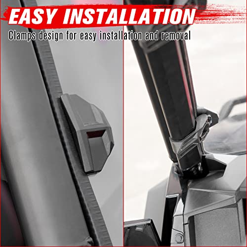 A & UTV PRO Front Full Windshield for Polaris General 1000 /General 4 1000 /XP 1000 /XP 4 1000 2016-2023, Clear Tough Hard Coated Poly Vented Window Accessories, Replace OEM # 2884337