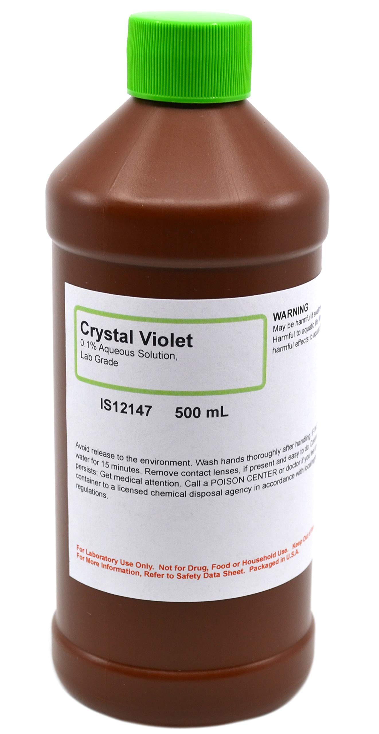 ALDON Innovating Science Laboratory-Grade 0.1% Crystal Violet Solution, 500mL - The Curated Chemical Collection