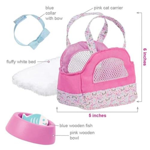 Adora Amazon Exclusive Amazing Pets - Soft and Cuddly Plush Pet for Amazing Girls Collection, Doll Accessory Set, Birthday Gift For Ages 6+ - Luna the White Kitty