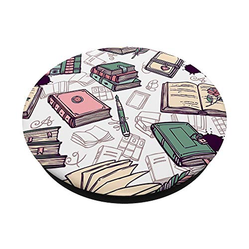 Book Lovers PopSockets PopGrip: Swappable Grip for Phones & Tablets