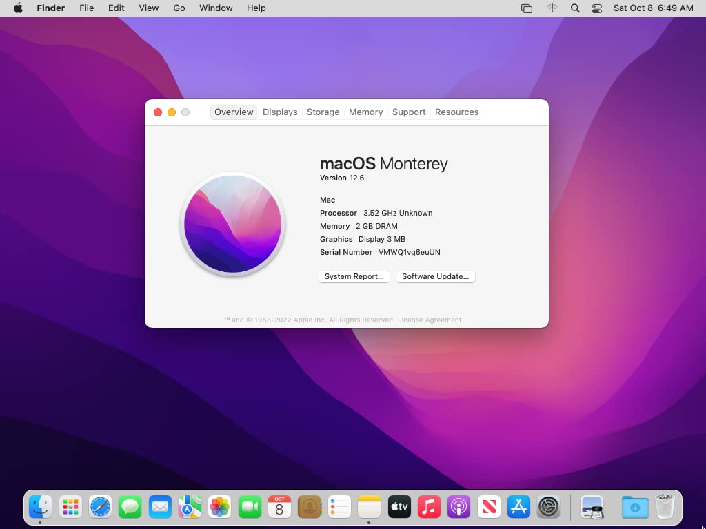 32GB MacOS Monterey 12.6 (Latest Version), Bootable USB Drive 3.0, Full Install/Upgrade/Downgrade Mac OS X