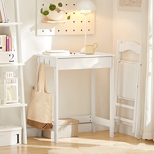 Haotian FWT43-W,White Computer Desk Workstation Writing Desk Children Teenagers Desk