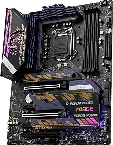 MPG MPG Z590 Gaming Force Gaming Motherboard (ATX, 11th/10th Gen Intel Core, LGA 1200 Socket, DDR4, PCIe 4, CFX, M.2 Slots, USB 3.2 Gen 2, DP/HDMI, Mystic Light RGB)