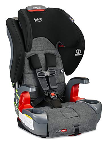 Britax Grow with You ClickTight Harness-2-Booster Car Seat, StayClean Grey - Stain, Moisture & Odor Resistant Fabric