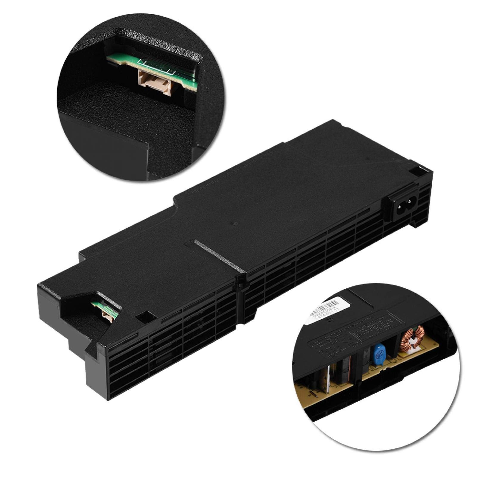 ADP 200ER Power Supply, 4 Pin Replacement Game Console Power Supply Unit Fit for ADP-200ER systems Compatible with CUH-1215A CUH-12XX Series