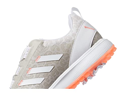 adidas Women's W S2G BOA 23 Sneaker, FTWR White/FTWR White/Coral Fusion, 10