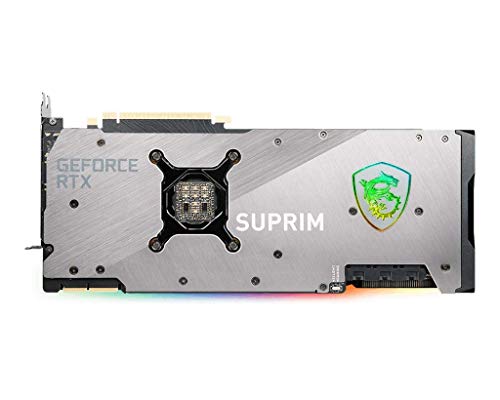 MSI Gaming GeForce RTX 3090 24GB GDRR6X 384-Bit HDMI/DP 1875 MHz Ampere Architecture OC Graphics Card (RTX 3090 Suprim X 24G)