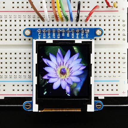Adafruit 1.44" Color TFT LCD Display with MicroSD Card breakout [ADA2088]