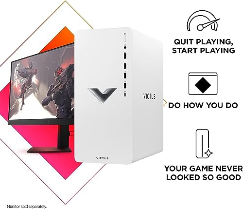 2023 Newest HP Victus Gaming Desktop, Intel Core i7-13700 Processor (up to 5.2GHz, 14 cores), NVIDIA GeForce RTX 3060 Graphics, 64GB RAM, 1TB SSD, 1TB HDD, Wi-Fi 6, Bluetooth, Windows 11 Home