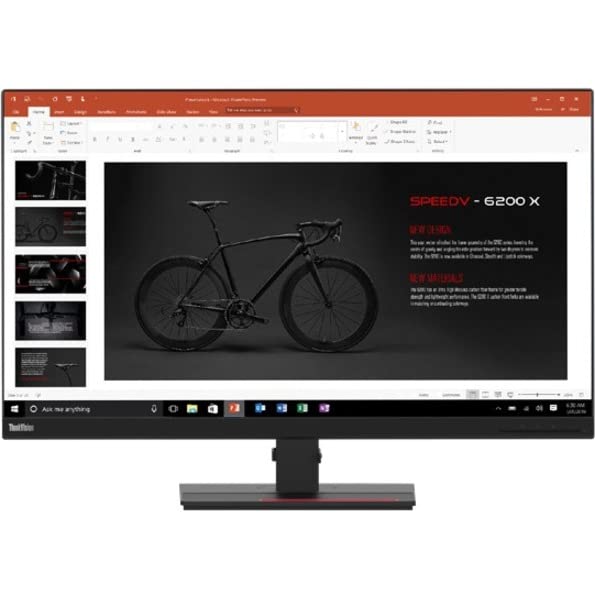Lenovo ThinkVision T32p-20 31.5" 4K UHD LED LCD Monitor - 16:9 - Raven Black