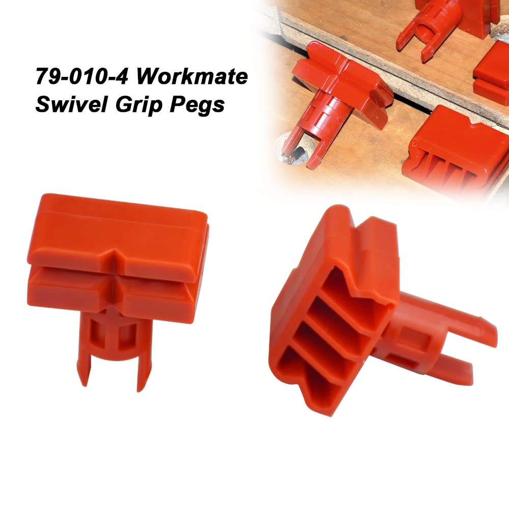 8 pc 79-010-4 Swivel Grip Pegs Compatible with Black & Decker 807530-02 WM225 for all "Workmate" models 79-028 79-032 - better version