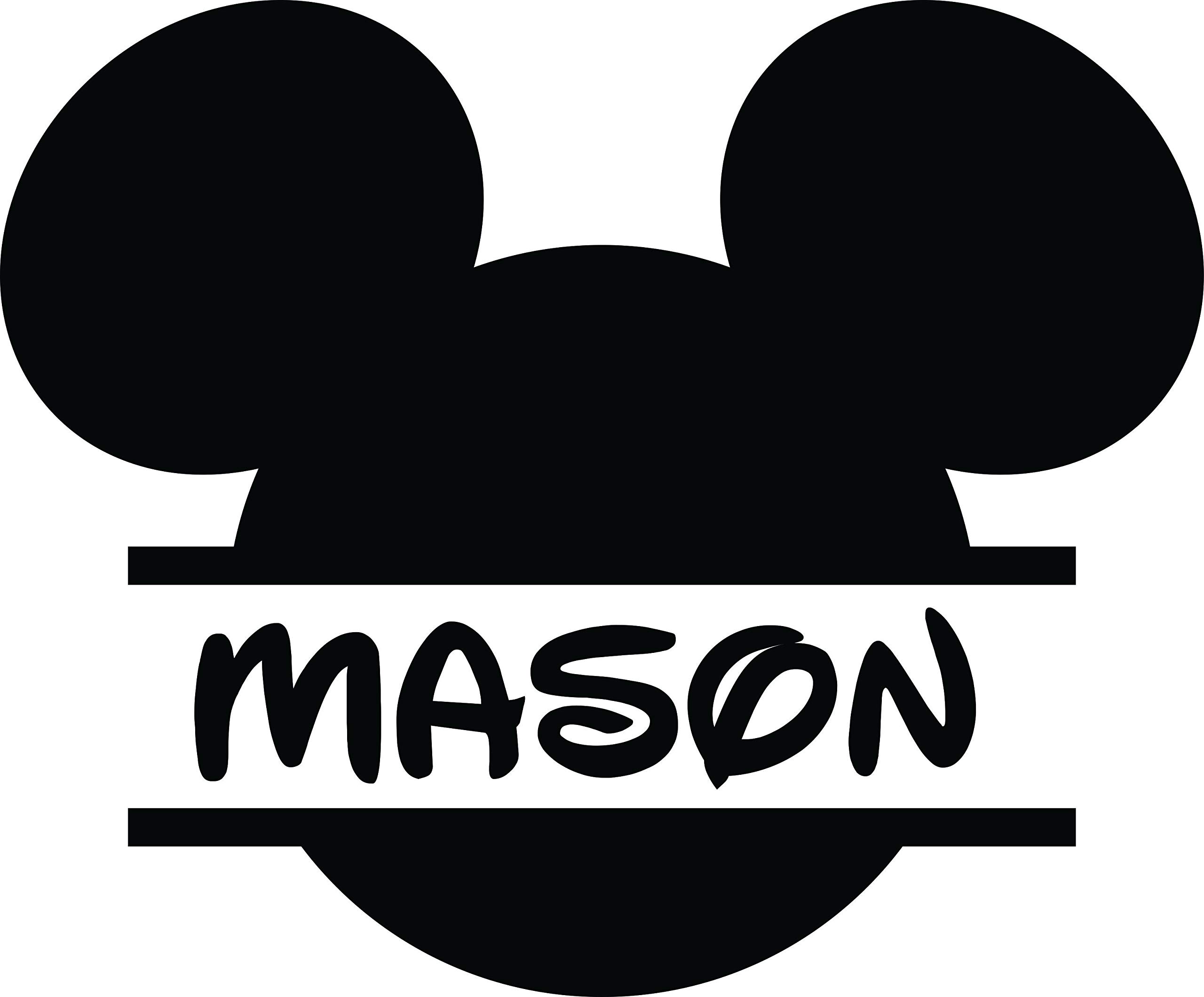 Popular Personalized Name Custom Name Wall Decals for Bedrooms / Cartoon Kids Childrens Cartoon Cartoons Design Decoration for Wall Walls Fun Colorful Art Stickers Size 14x14 inch