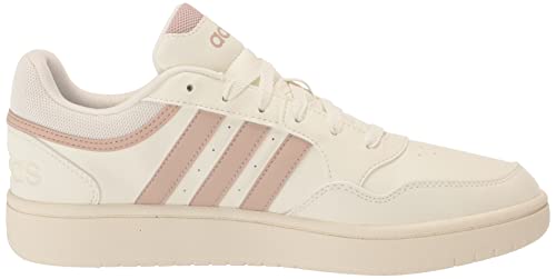 adidas Women's Hoops 3.0 Sneaker, Off White/Wonder Taupe/White, 9